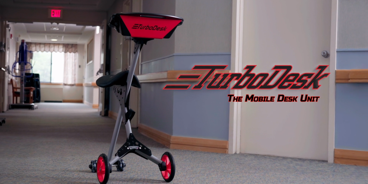 Mobile Workstation Cart - Turbo Desk | TurboDesk