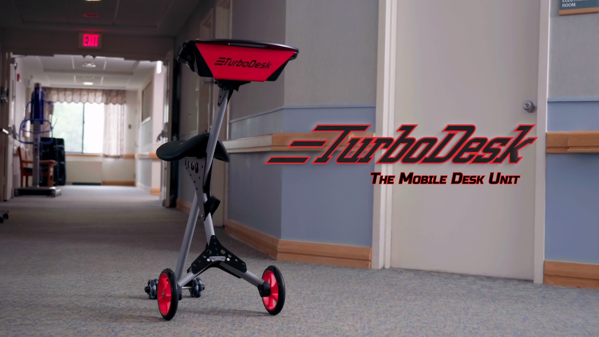 Mobile Workstation Cart - Turbo Desk | TurboDesk